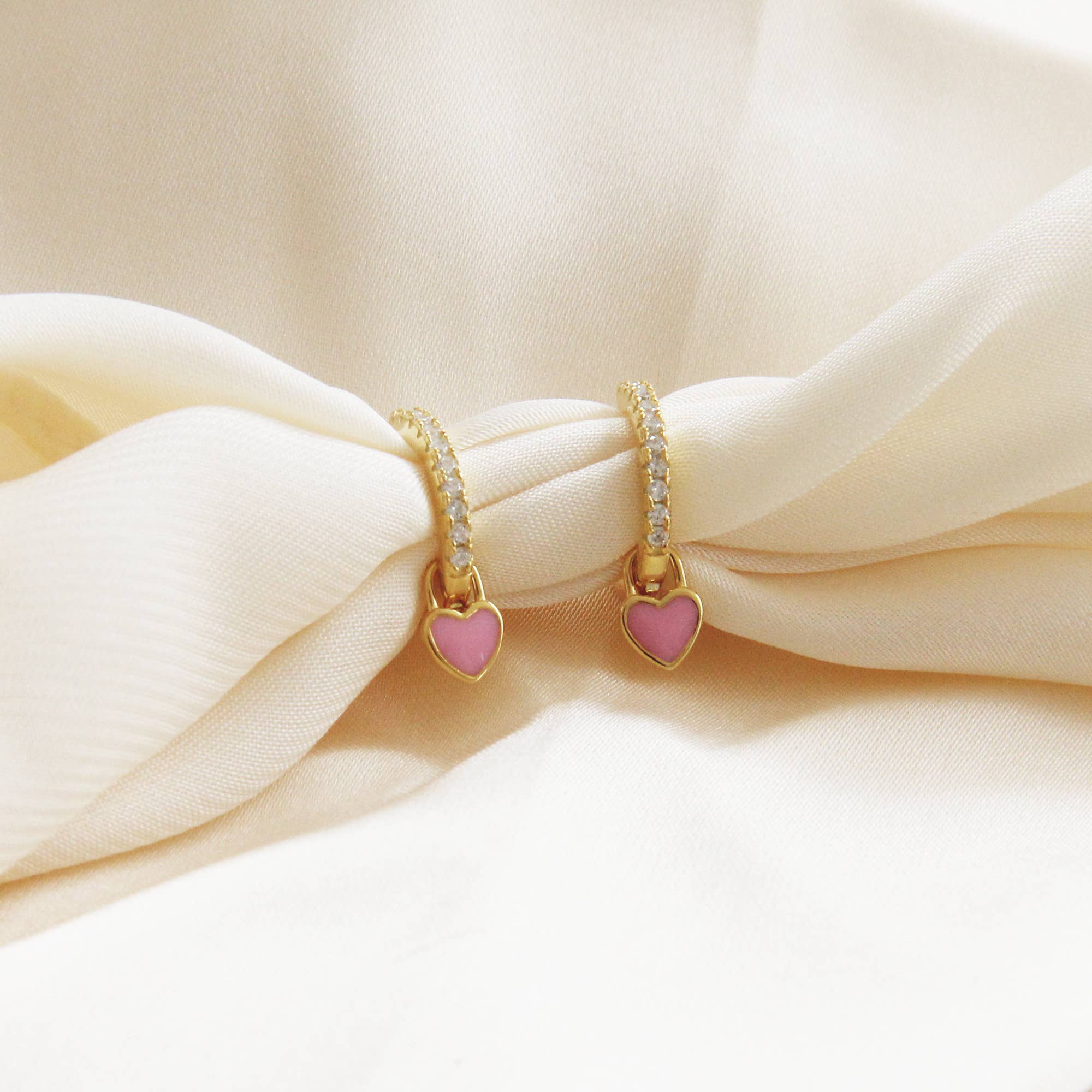 Tiny Pink Heart Hoops – Lively Athletics