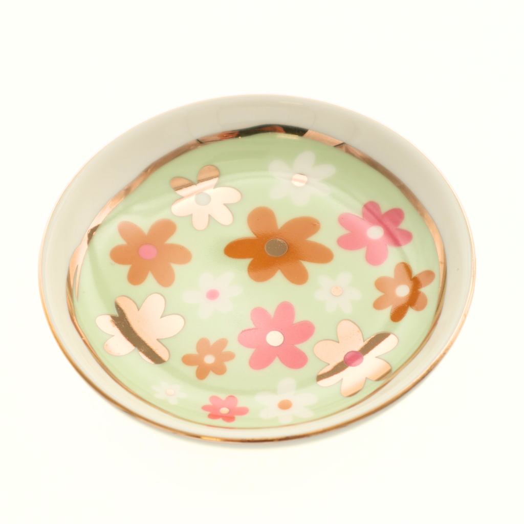 Round Trinket Tray Flowers – Lively Athletics